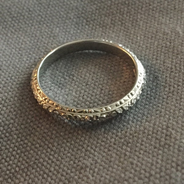 Vintage Round and Baguette Diamond Ring 14k - Etsy