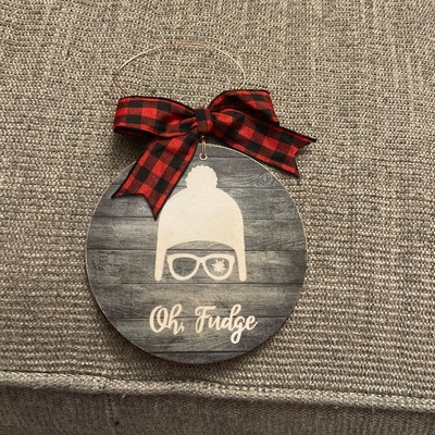 A Christmas Story Wooden Ornament Fragile Leg Lamp - Etsy