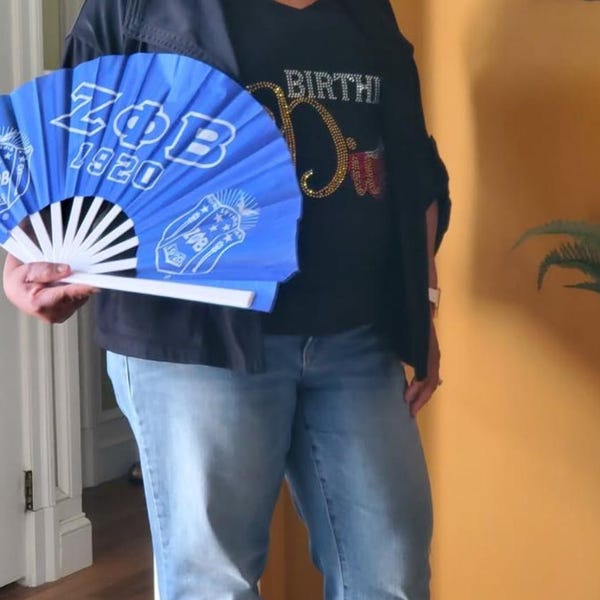 Larger Size - Zeta Phi Beta Fans - Etsy
