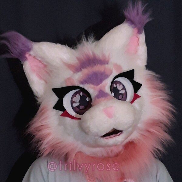Wickerbeast 3D Printed Head Base Fursuit Furry Moving Jaw - Etsy
