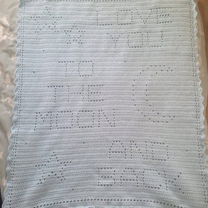 Crochet Blanket Pattern Monogram Blanket PDF, Personalised, Initials ...