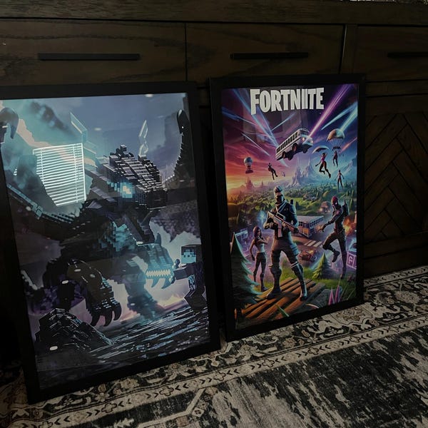 Legendary Battle Royale Action Poster for Gamers - Etsy