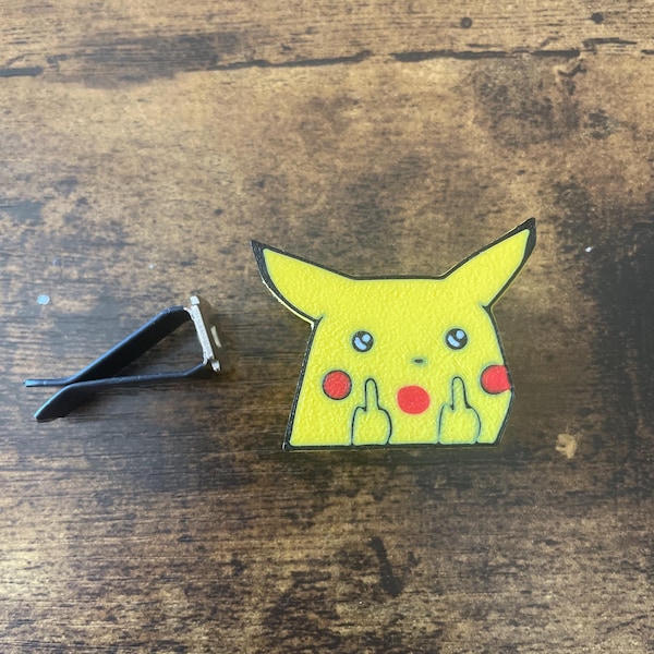 Pikachu Pocket Monster “fingers Up” Car Vent Clip – Cute Anime ...