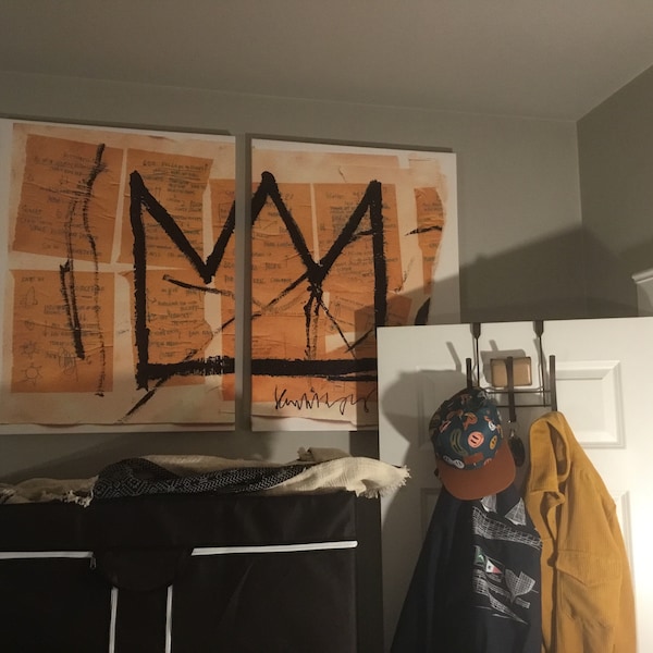 Dj Ape Street Art Banksy Canvas Print Monkey Graffiti Urban Modern Wall ...