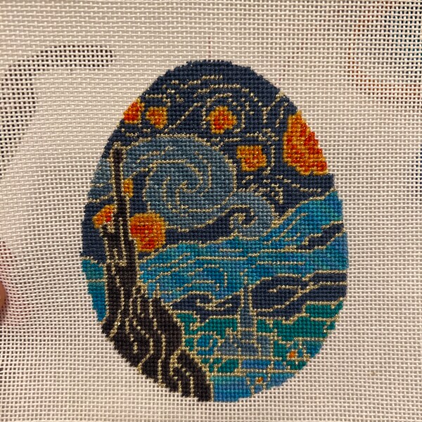 Nativity Round Needlepoint Canvas - Etsy