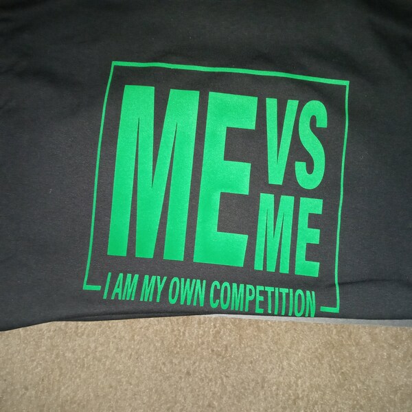 Me Vs Me Svg, I Am My Own Competition Svg, Inspirational Motivation ...