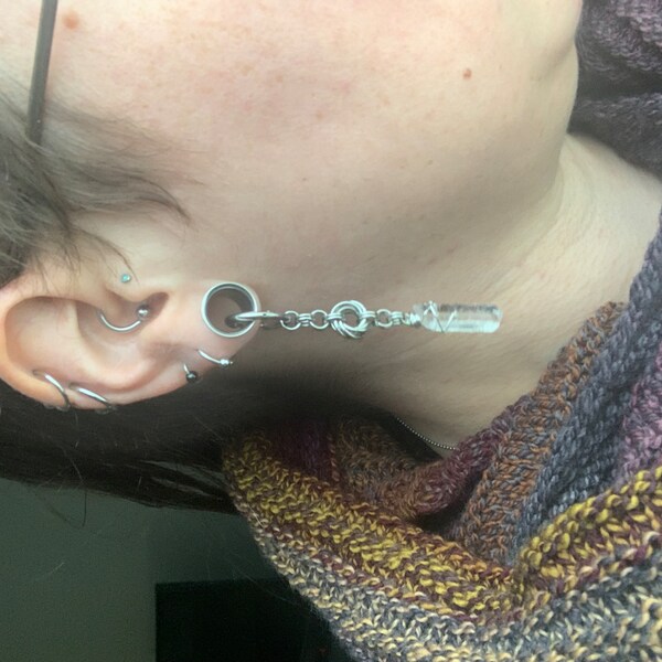 HEX | Chainmaille Earrings | Stainless Steel | Chainmail Jewelry - Etsy