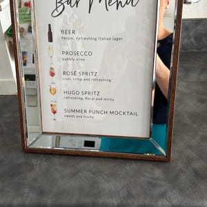 Refreshments Sign Bridal Shower Bar Sign Please Help Yourself Drink ...