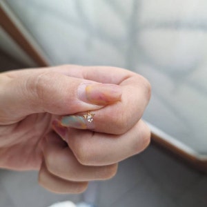 14K Gold Black Nose Ring Set 20g/2mm Nose Stud/cz Gemstone Nose Stud ...