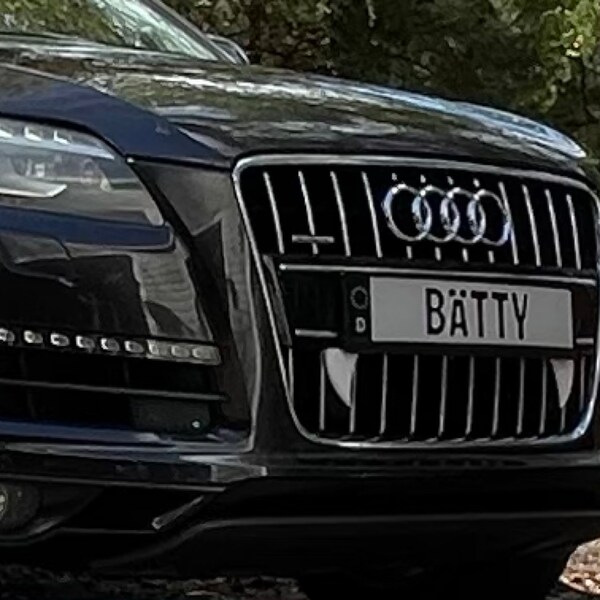 Custom German License Plate - Black Euro Band - Etsy