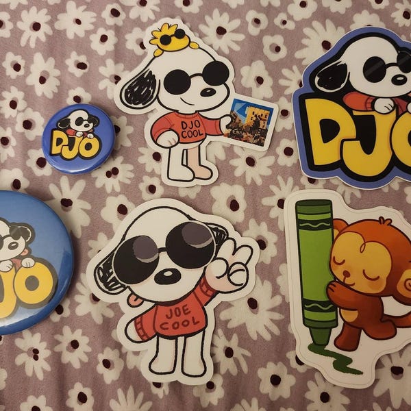 Djo Cool Blue Sticker - Etsy