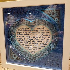 CUSTOMIZABLE 3D Grief Shadow Box Svg for Cricut for | Etsy Canada