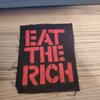 Eat the Rich Patch Punk Patches Anarchist Patches Crust Punk Folk Punk ...