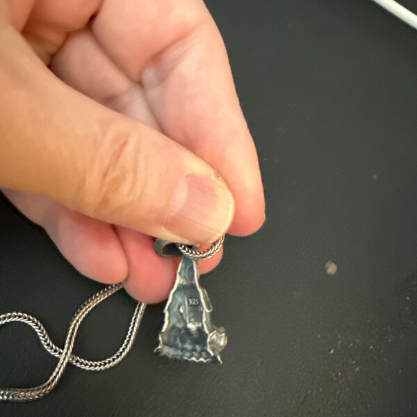 925K Silver Phosphorous Witcher Wild Hunt Wolf Pendant | Handmade ...
