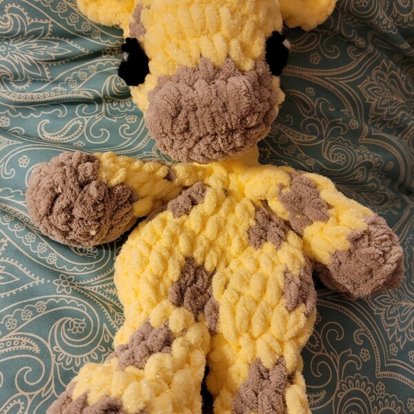Gentry the Baby Giraffe Crochet Pattern | No Sew Low Sew Crochet ...