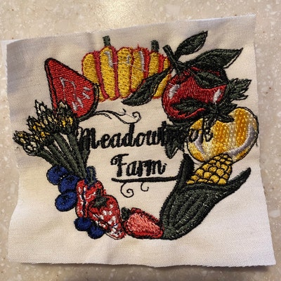 Hand Picked Vegetables Embroidery Design. Machine Embroidery Design ...