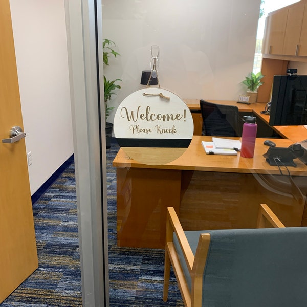 Office Door Hanger, Office Door Sign, Meeting in Session, Meeting in ...