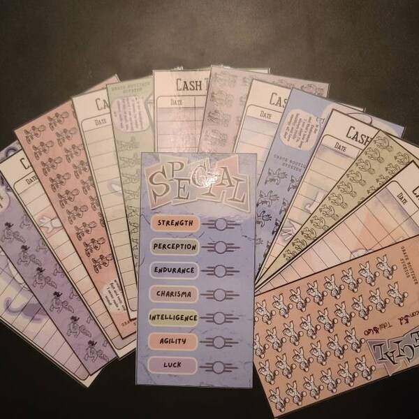 Fallout SPECIAL Saving Challenge Bundle | Handmade | Fits A6 | 7 ...