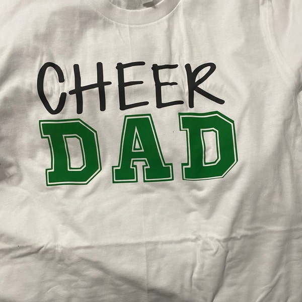 Cheer Dad Shirt | Short Sleeve T-shirt | Cheer Shirt | Cheer Spirit ...