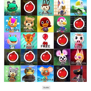 40 Clipart / Personaggi Speciali ACNH / Animal Crossing New Horizons ...
