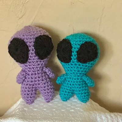 Mini Chubby Alien and Chonky Alien Crochet Pattern - Etsy