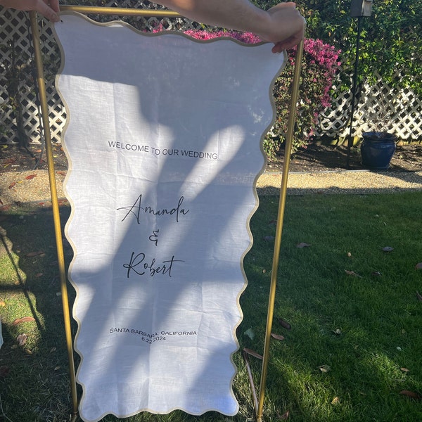 A Romantic Welcome Sign That is Sure to Impress- After Your Event, This ...