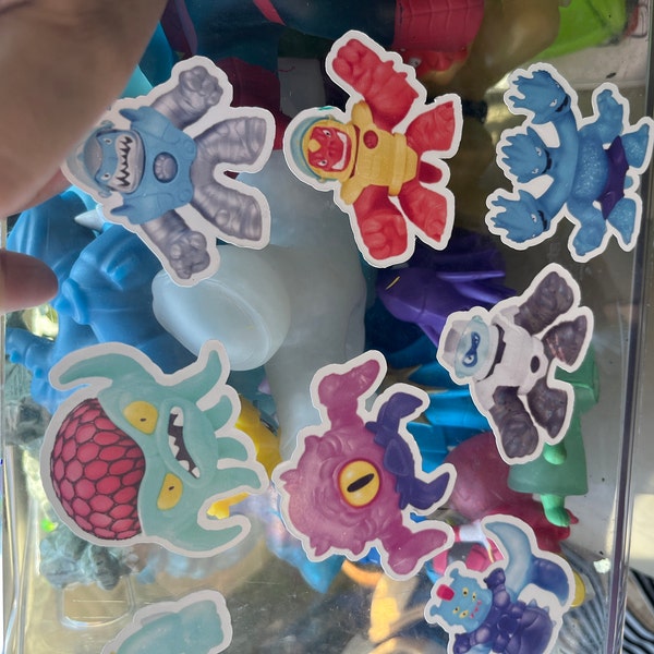 Goo Jit Zu Sticker Pack - Etsy