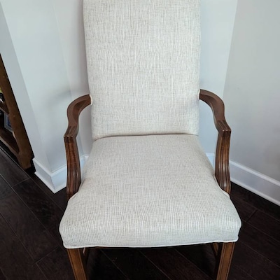 Bone White Chenille Upholstery Fabric by the Yard for Home - Etsy