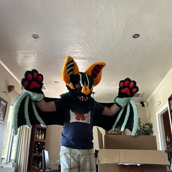 Cyber Kitty Fursuit Head - Etsy