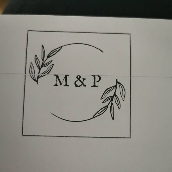 Wedding Logo Stamp, Wedding Favor Stamp, Custom Wedding Gift Stamp ...