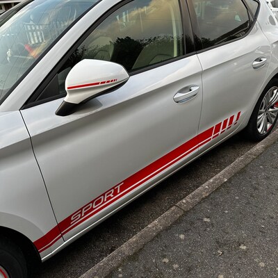 Ford Focus RS Side Text Staggered Triangle Decal Vinyl Sticker Graphic ...