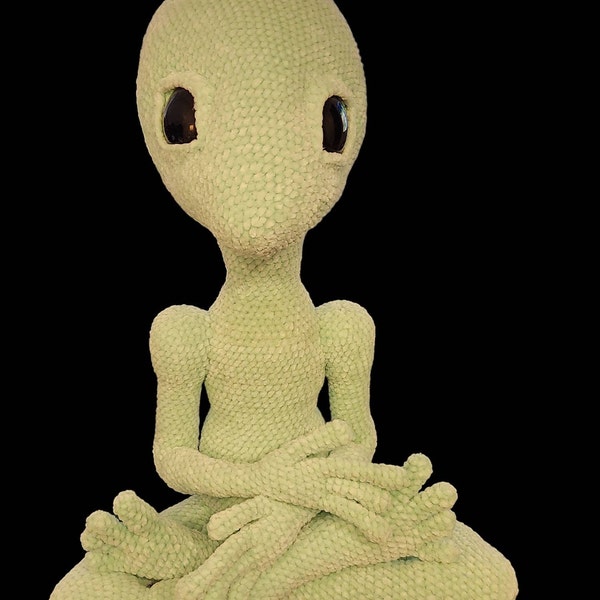 Alien Crochet Amigurumi Pattern DIGITAL Download PDF by Crafty ...