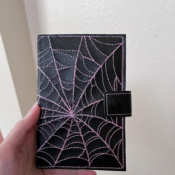 Spiderweb Passport Holder Gothic Passport Cover Travel Wallet Goth ...