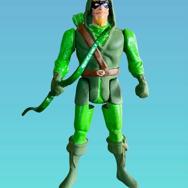 Batcave Trophy Room With Robin Memorial, Giant Penny, Penguin, and ...