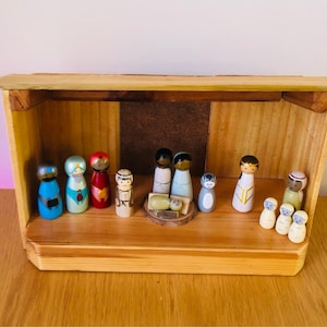 Hand Painted Easter Tree Mini Wooden Egg Decorations 3 Cross - Etsy UK