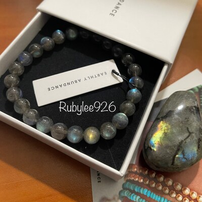 AAAA Labradorite Bracelet, 8mm Labradorite Bracelet, Highest Quality ...