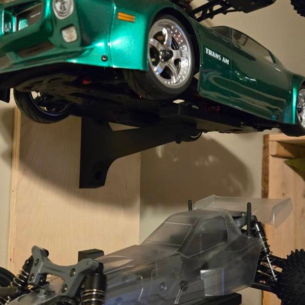 3D Printed RC Car Wall Mount: Collector's Display, Garage Decor - Etsy