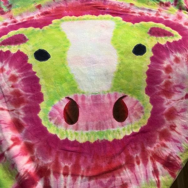Cow Custom Tie Dyed Shirt (adult Sizes) - Etsy