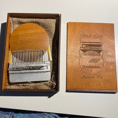 Big Speedweve Type,21 Hooks Small Loom, Darning Machine, Easy Darn box ...