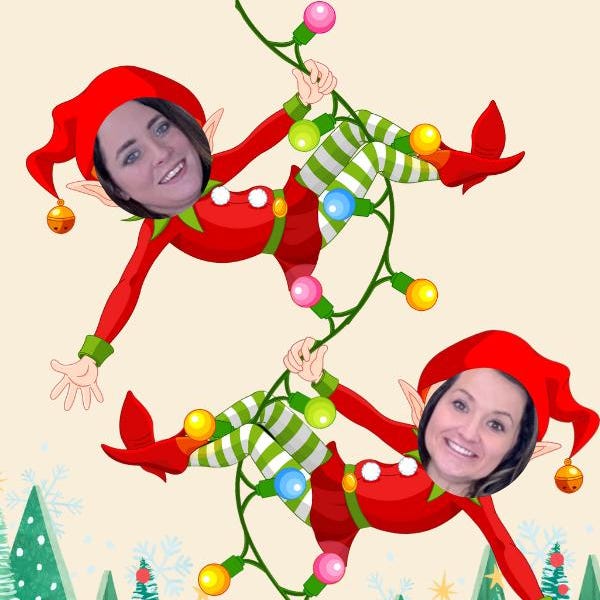 Editable Group Christmas Card - Instant Download, E-sign Great for ...