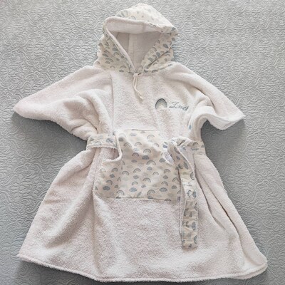 Hooded Poncho Towel Sewing Pattern PDF Instant Download Bath Towel Step ...