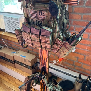 Police/military Gear Rack, Known as a Flak Rack Veteran Owned ...