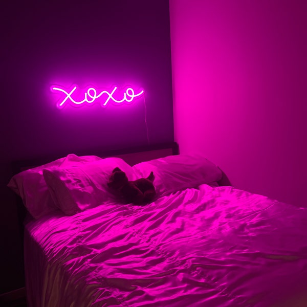 Neon Sign Lights XOXO, Modern Wedding Décor Signs,xoxo Neon Light,dorm ...