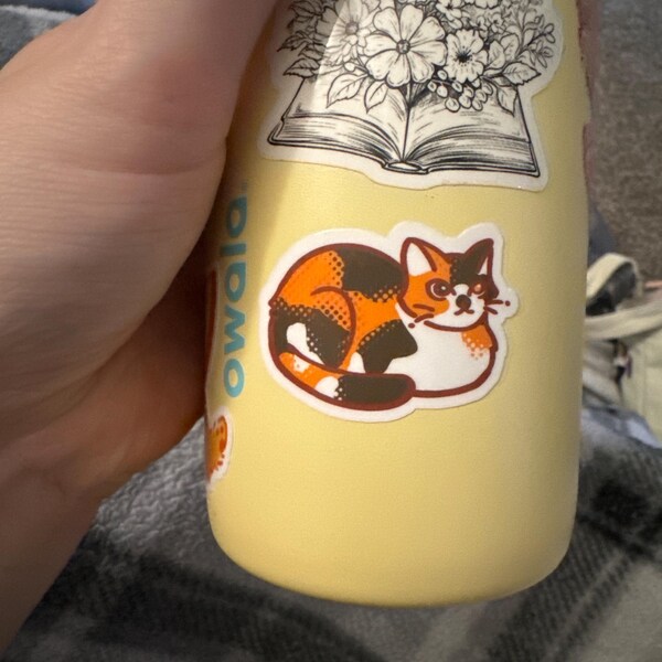 Kitty Korner Sticker Sheet - Grey/russian Blue || Cat Sticker Sheet ...