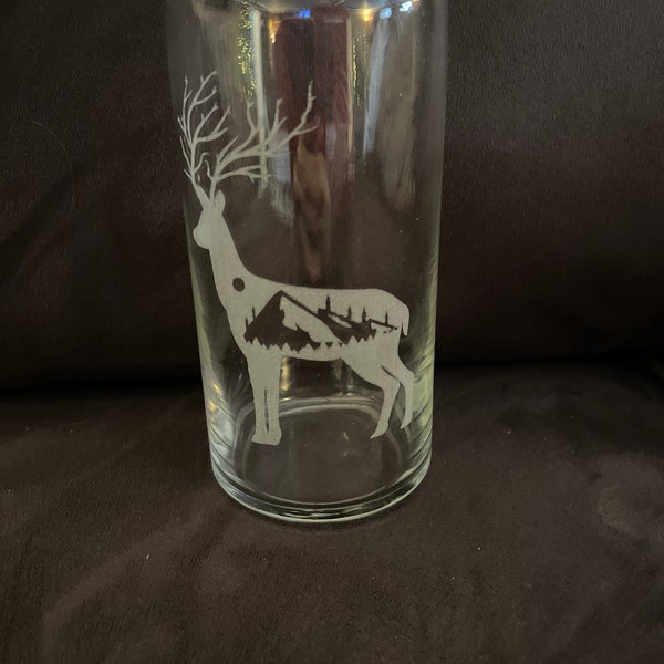 Etched Tree Drinking Glass - Tree Drinkware - Nature Lover Gift - Etsy