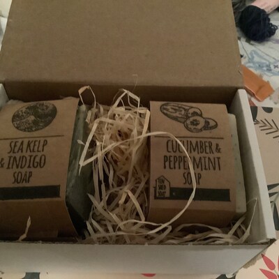 Vegan Welsh Sea Kelp & Indigo Soap - Etsy UK