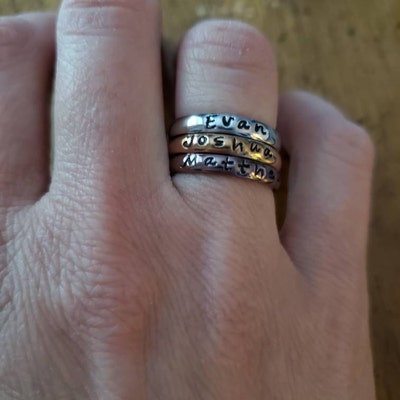 2 Rings to Infinity and Beyond Rings Personalized Couples - Etsy