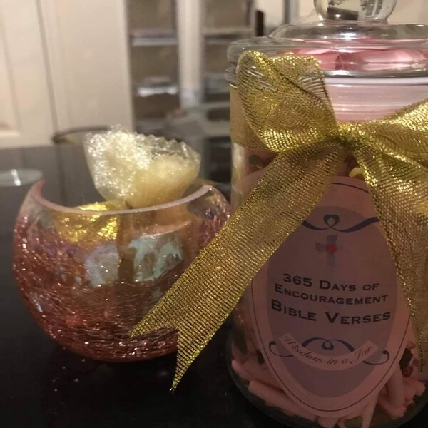 PRINTABLE 365 Bible Verses of Encouragement for Jar Gift, Scripture ...