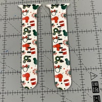 Halloween Ghosts Watch Band for Apple Iwatchengraved Silicone 38mm 40mm ...