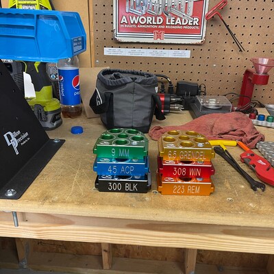 308 and 30-06 Multi Caliber Reloading Tray CNC Made From Solid Billet ...